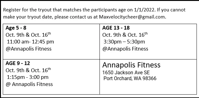 Max Velocity Cheer - Competition Squad