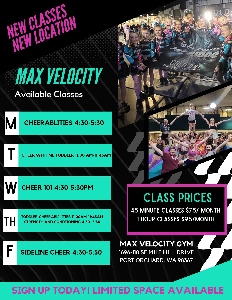 Max Velocity Cheer Home